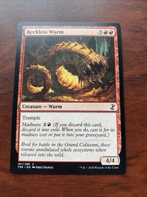 MTG Time Spiral Remastered TSR Reckless Wurm x1 @660 | eBay