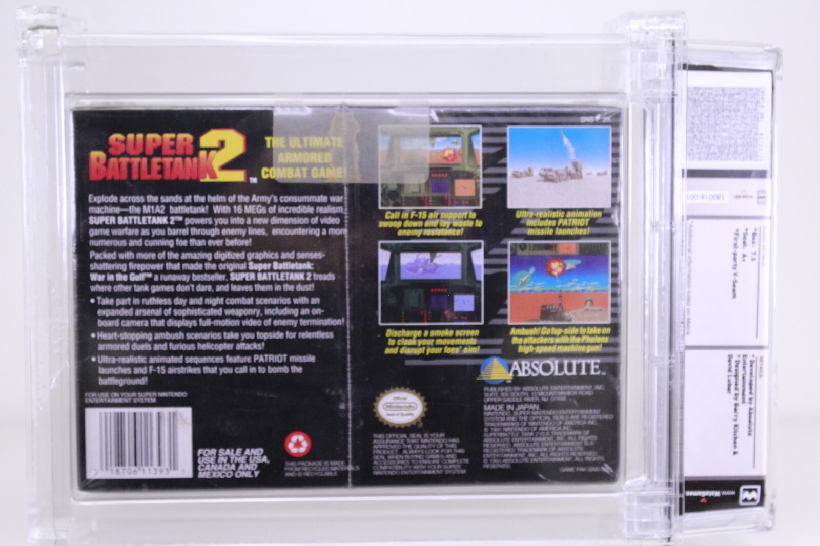 Super Battletank 2 (Super Nintendo Entertainment System, 1994 ...