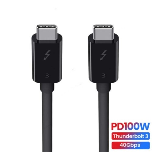 Thunderbolt 3 Cable 0.8M Speed Data Transfer 40Gbps 100W 5K Display USB ...