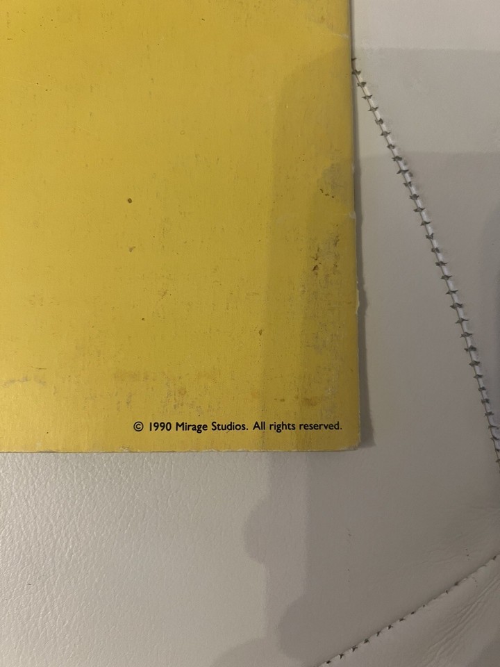 1990 A Fishy Adventure 11" Color Picture Story Book Teenage Mutant ...