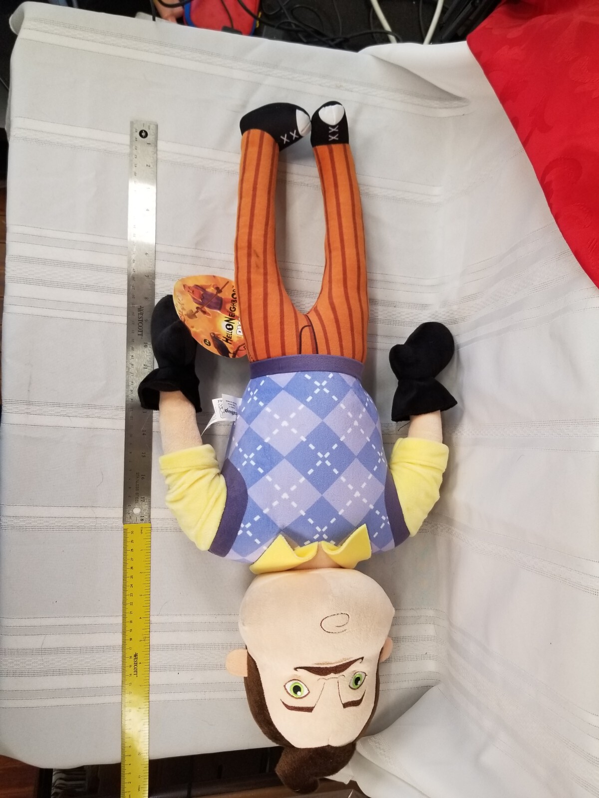 Hello Neighbor Mr. Peterson Theodore Plush Stuffed fiesta 30 inch tall ...