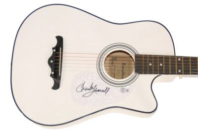 Chuck Leavell Signed Autograph Acoustic Guitar - Rolling Stones Band ...