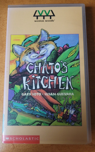 Chato's Kitchen Gary Soto Susan Guevara Scholastic VHS CHildrens Book ...