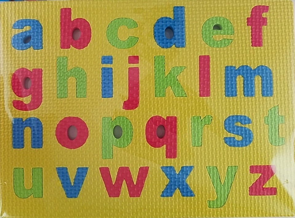 Learning Letter & Number Foam Puzzles, Select: Puzzle & Color L72 | eBay