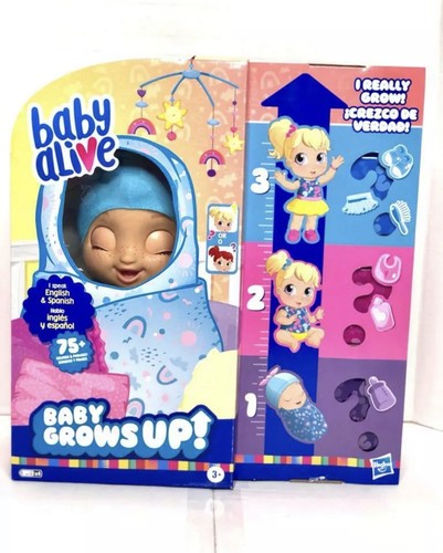 NEW Baby Alive "Baby Grows Up" Happy Hope or Merry Meadows Growing Doll ...