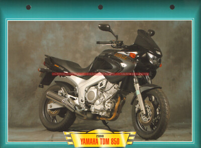 YAMAHA TDM 850 TDM 850 2000 (1996-2002) : Fiche Moto #000188 | eBay