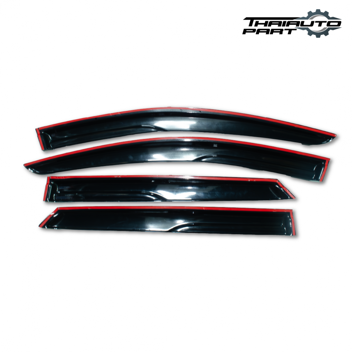 4PCs Black Windshield Weather Rain Visor Sun Guard For MG4 EV EH32 X ...