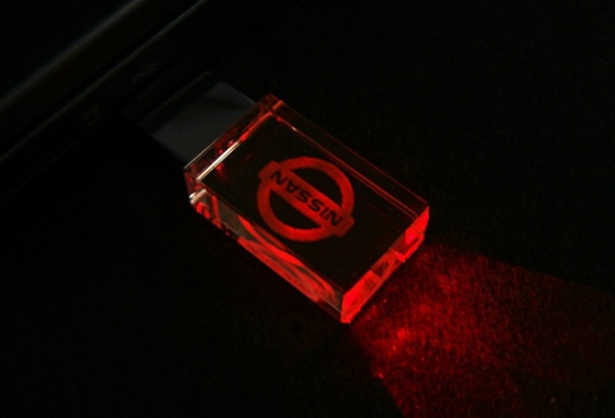 USB Flash Drive 2.0 Metal Stick Car Logo Nissan Fan Lover Driver Gift ...