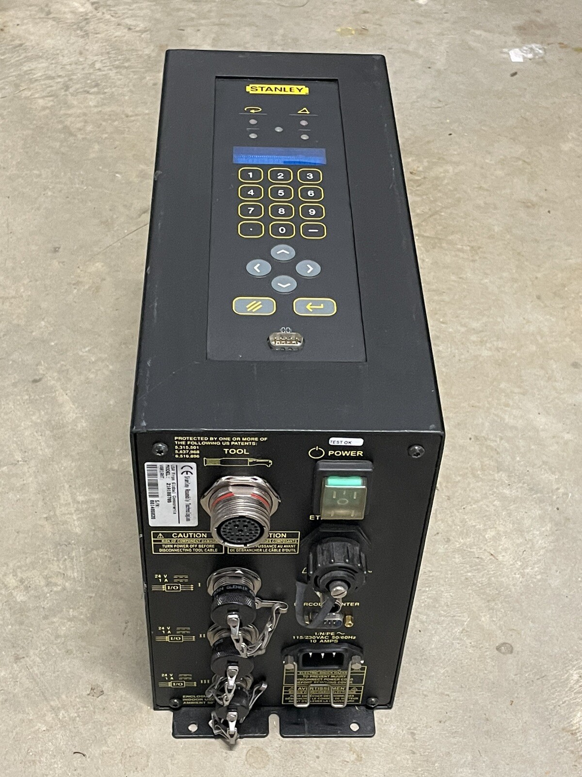 Stanley Assembly Technologies 21A108706 NUTRUNNER Tool Controller 115 ...