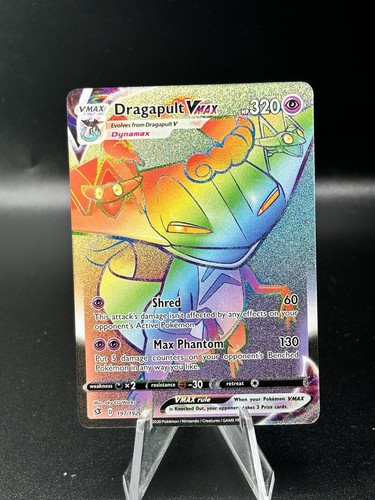 Dragapult VMAX - 197/192 - Secret Rare NM-Mint Pokemon SWSH02 - Rebel ...