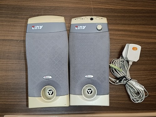 Retro Vintage Tiny CPR-50 PC Computer Speakers – Classic Compact Sound ...
