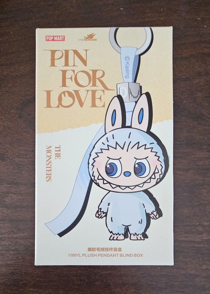 Pop Mart Pin For Love series V4 mini Labubu plush keychain - Confirmed ...