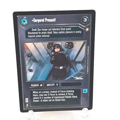 Star Wars CCG Special Edition Limited Black Border Dark Side Corporal ...