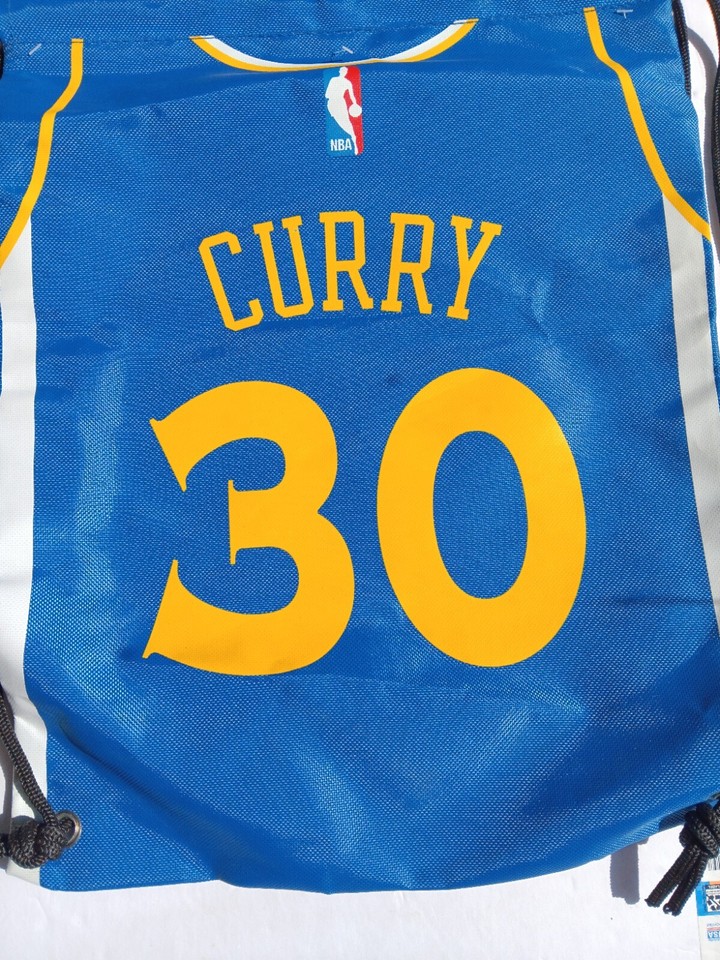Stephen Curry # 30 Golden State Warriors NBA Drawstring backpack Minor ...