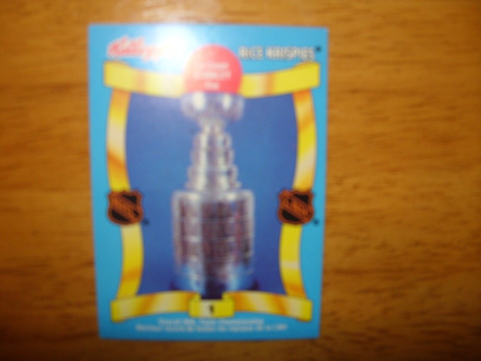 1992 Kellogg's Rice Krispies NHL Trophy Sealed Selke Stanley cup ...