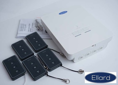 ELLARD GENESIS REMOTE CONTROL UNIT WITH 5 x HAND SETS FOR ROLLER ...