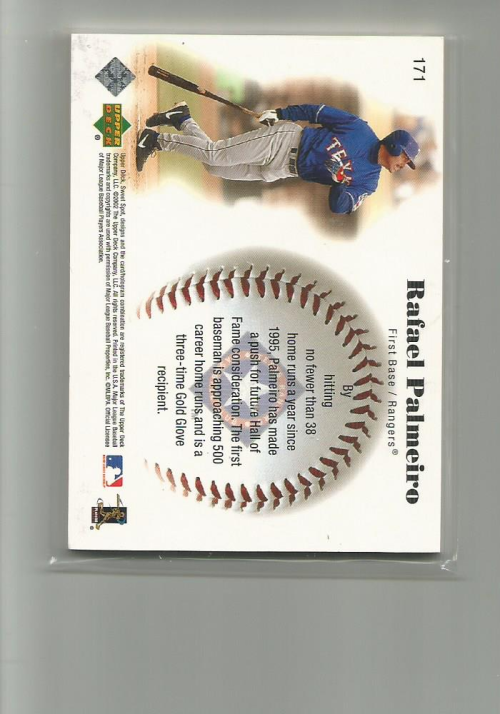2002 SWEET SPOT #171 RAFAEL PALMEIRO GAME FACES E129 | eBay