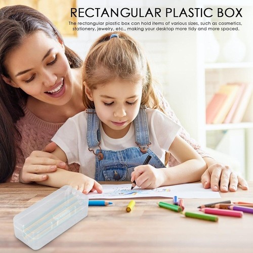 Multifunctional Plastic Pencil Box School Stationery Supplies | eBay