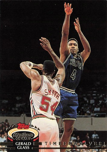 Gerald Glass 1992-93 Stadium Club #14 Minnesota Timberwolves | eBay
