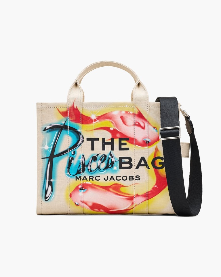 MARC JACOBS Zodiac Canvas Tote Bag Medium 12 Designs Sarah Rabin Art ...