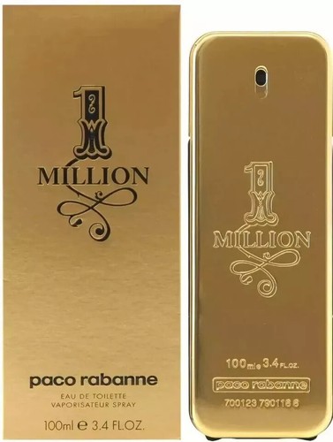 Paco Rabanne 1 Million EDT Spray 3.4 oz 100 ml Men's Cologne New in Box ...
