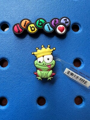 Sir Froggy Prince Authentic Jibbitz Shoe Charm for Crocs. Rare 1st Gen ...