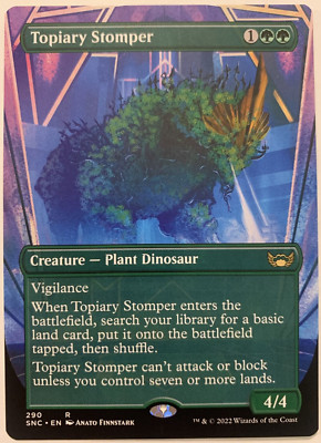 MTG Topiary Stomper *BORDERLESS* Streets of New Capenna 290 NM | eBay