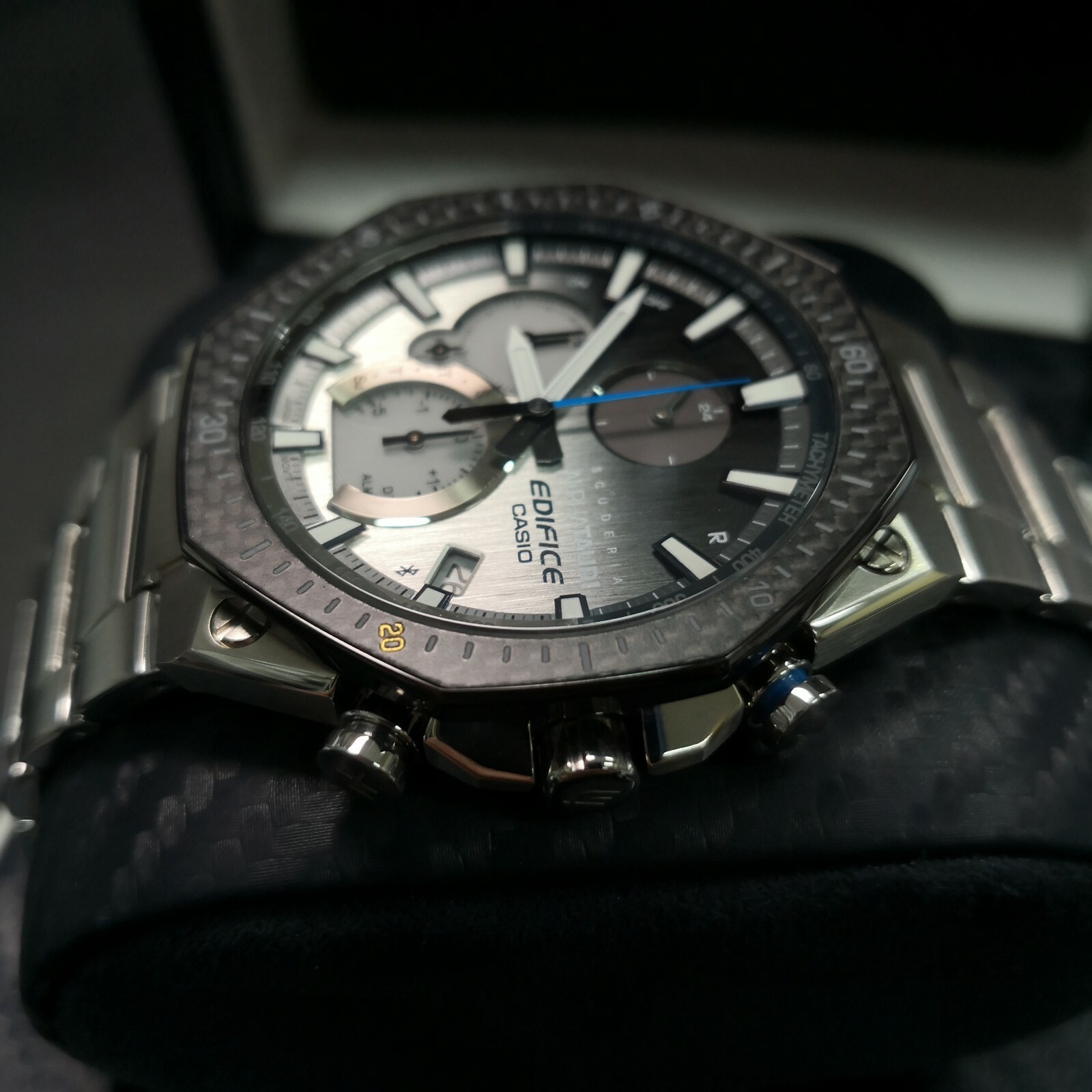 Casio Edifice Scuderia Alpha Tauri Limited Men's Watch EQB-1100AT-2A ...