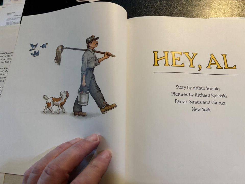 Arthur Yorinks / Hey Al Signed 2x! VG-/VG+ 1st Edition 1986 | eBay