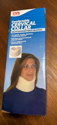 Cervical Collar Comfortable Adjustable Fit Most Neck Sizes CVS Health ...