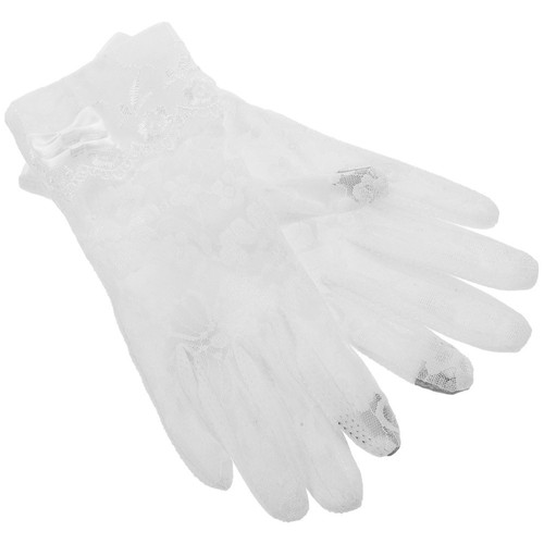1 Pair Lace Gloves Tea Party Gloves Wedding Bridal Gloves Cosplay Party ...