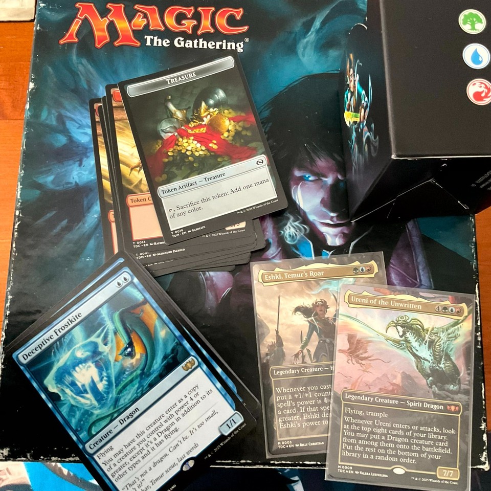 MTG - Tarkir Dragonstorm - Temur Roar Commander Deck Opened | eBay ...