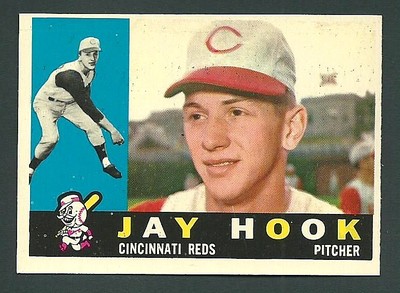 Jay Hook Cincinnati Reds 1960 Topps Card #187 | eBay