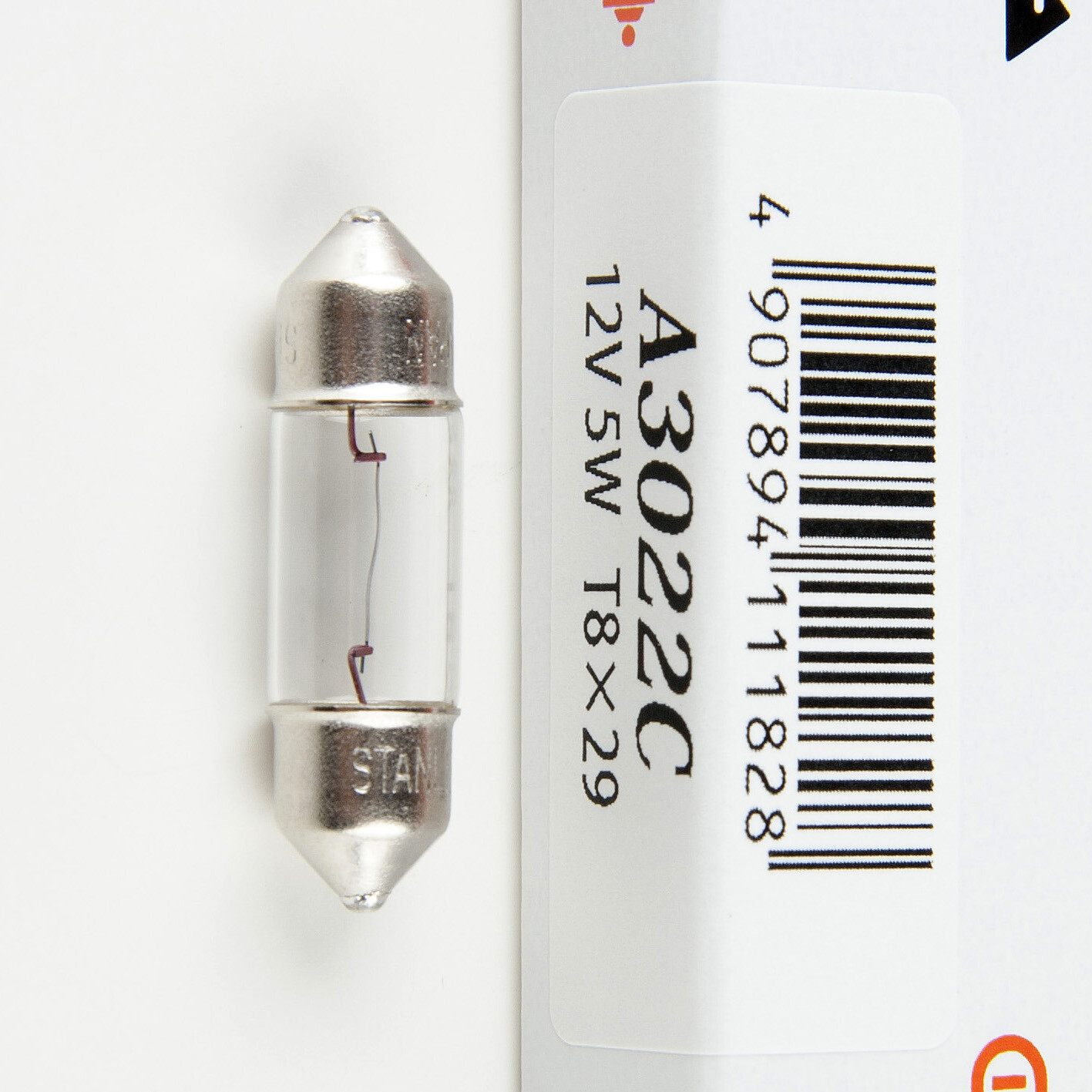 Stanley A3022C 12V 5W T8X29 Clear Auto Bulb, Made in Japan Quantity=1 ...