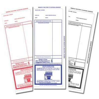 Car Dealer Addendum Stickers 100 per pack | eBay