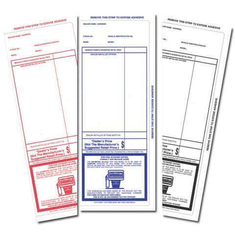 Car Dealer Addendum Stickers 100 per pack | eBay