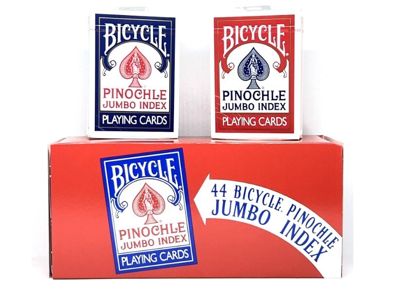 Bicycle Jumbo Pinochle Playing Cards Aqlut