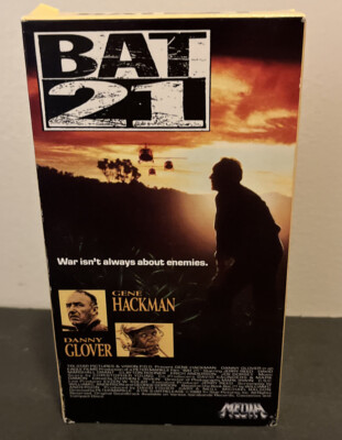 Bat 21 VHS Movie(1990) Gene Hackman,Danny Glover- Tested- Very Good ...