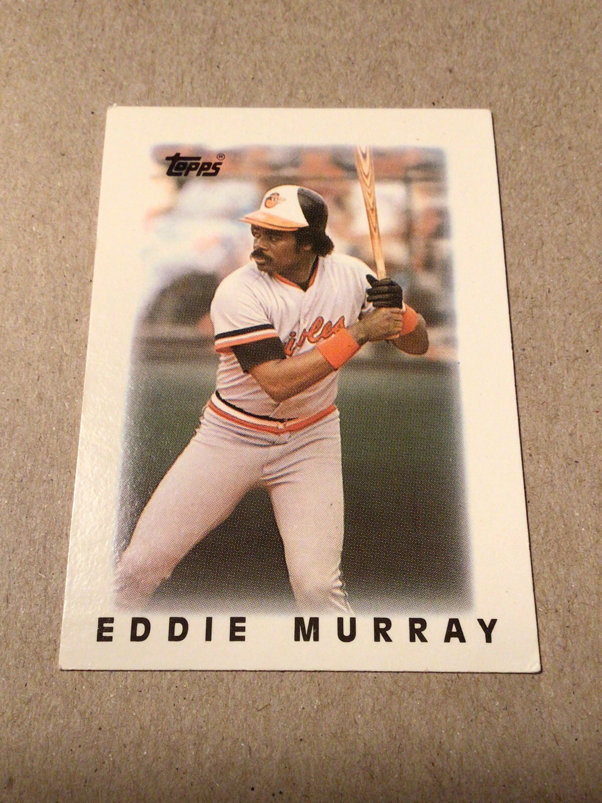 1986 Topps Mini #1 Eddie Murray Baltimore Orioles HOF Baseball Card | eBay