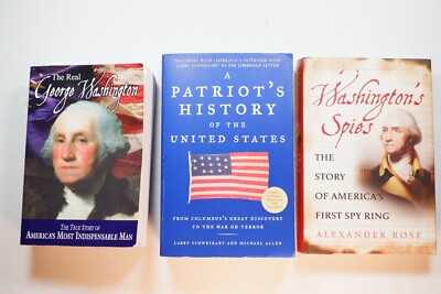 Lot of 3 Books - George Washington Book Lot - A Patriot's History of ...