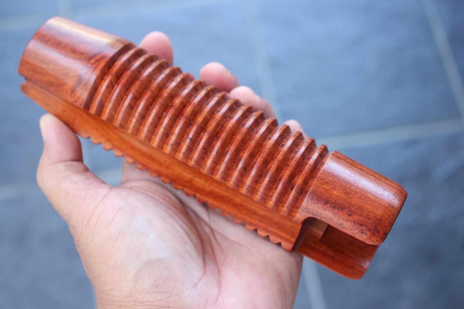 MOSSBERG 590 SHOCKWAVE 20 GAUGE FOREND & STOCK GRIPS PADAUK WOOD ...