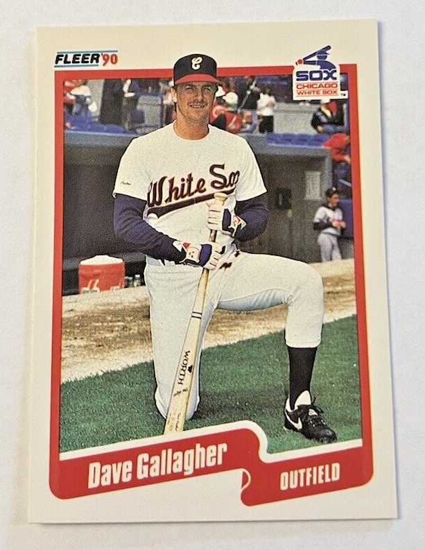 1990 Fleer Vital Signs MLB Trading Card #532 Dave Gallagher Chicago White Sox | eBay