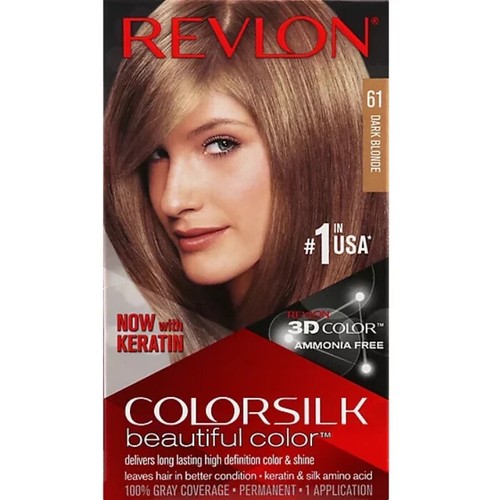 Revlon Colorsilk Beautiful Color Permanent Hair 61 Dark Blonde ...