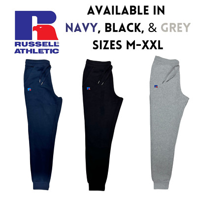 Russell Athletic Men's Cotton Jogger Sweatpants with Pockets and ...