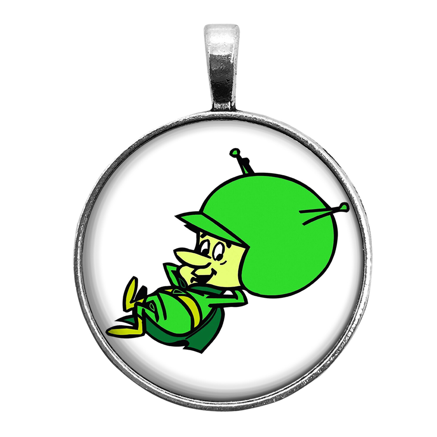 The Great Gazoo Key Ring Necklace Cufflinks Tie Clip Ring Earrings ...