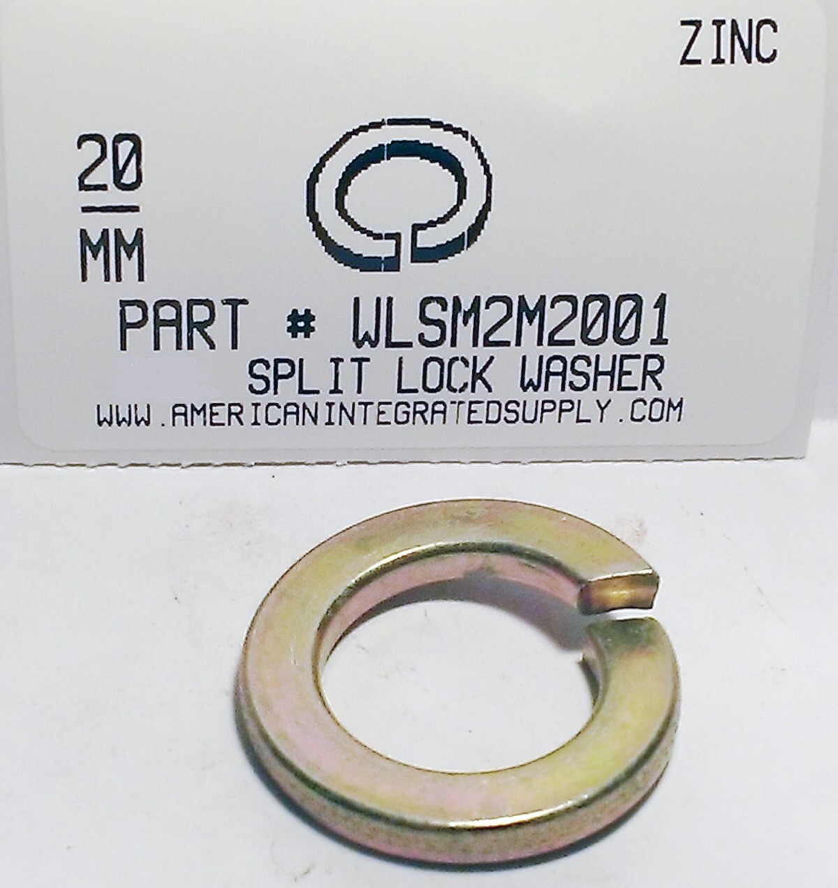 M20 SPLIT LOCK WASHERS STEEL ZINC PLATED D127B (10) | eBay