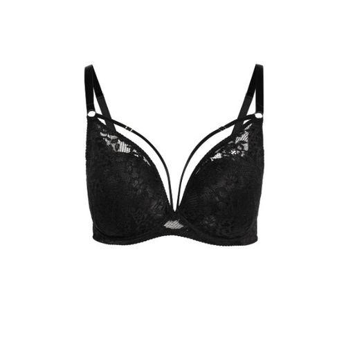 CITY CHIC Bra 14F / 36F Audrey Sexy Lingerie Plus Size Strappy Floral ...