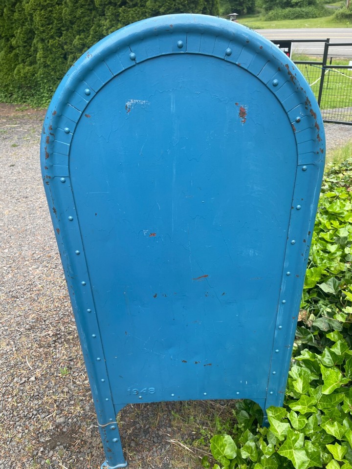 Vintage 1948 USPS Mail Relay Box + Stamp Dispenser - Rare Postal ...