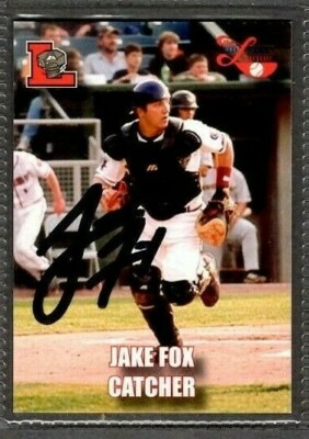 2004 Jake Fox Lansing Lugnuts Baseball Card signed autograph (A27) | eBay