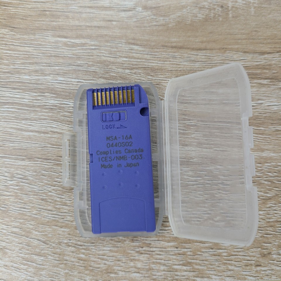 Sony Genuine Memory Stick 16MB MEGABYTE MSA-16A Camera Memory Card ...